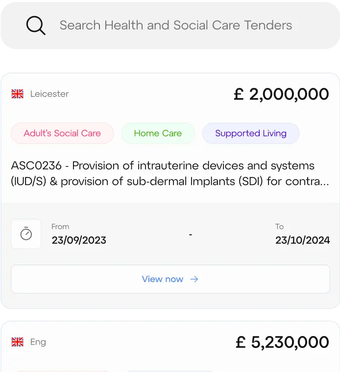 Health & Social Care Tenders || HSCT Portal - Find your Perfect Tender